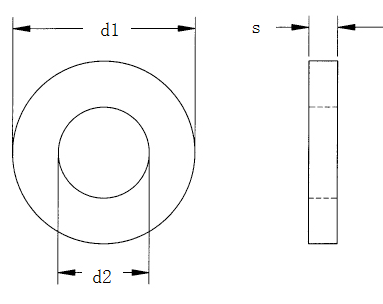M1.6 - M48 Small Nylon Flat Washers for Industrial Fire Resistance 94V-2