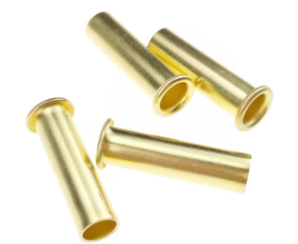 Custom Brass Tubular Rivets For Lining Fastener DIN 7338 Type C