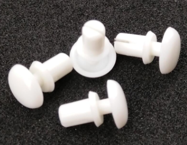 PA66 Grade Nylon Snap Rivets White Plastic Fastener 3045 For PCB