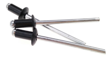 Black Painted Pop Rivets Aluminum Fastener 5052 Steel Mandrel
