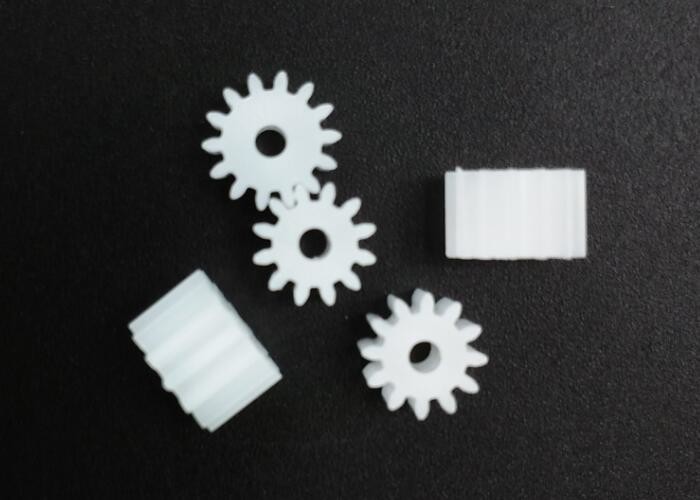Plastic High Precision Gears 10mm Printer White Small Spur Gears ...