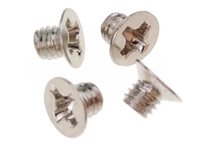 M1.2 Stainless Steel Screws Metal Flat Head Micro Screws For Electronics